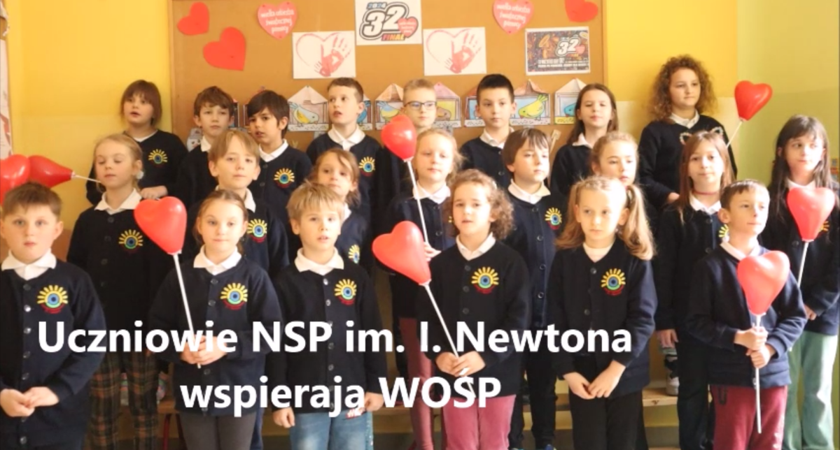 NASI UCZNIOWIE WSPIERAJĄ WOŚP